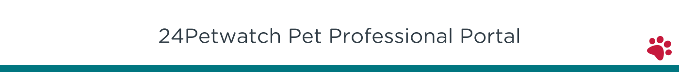 24Petwatch Professional Portal - Support
